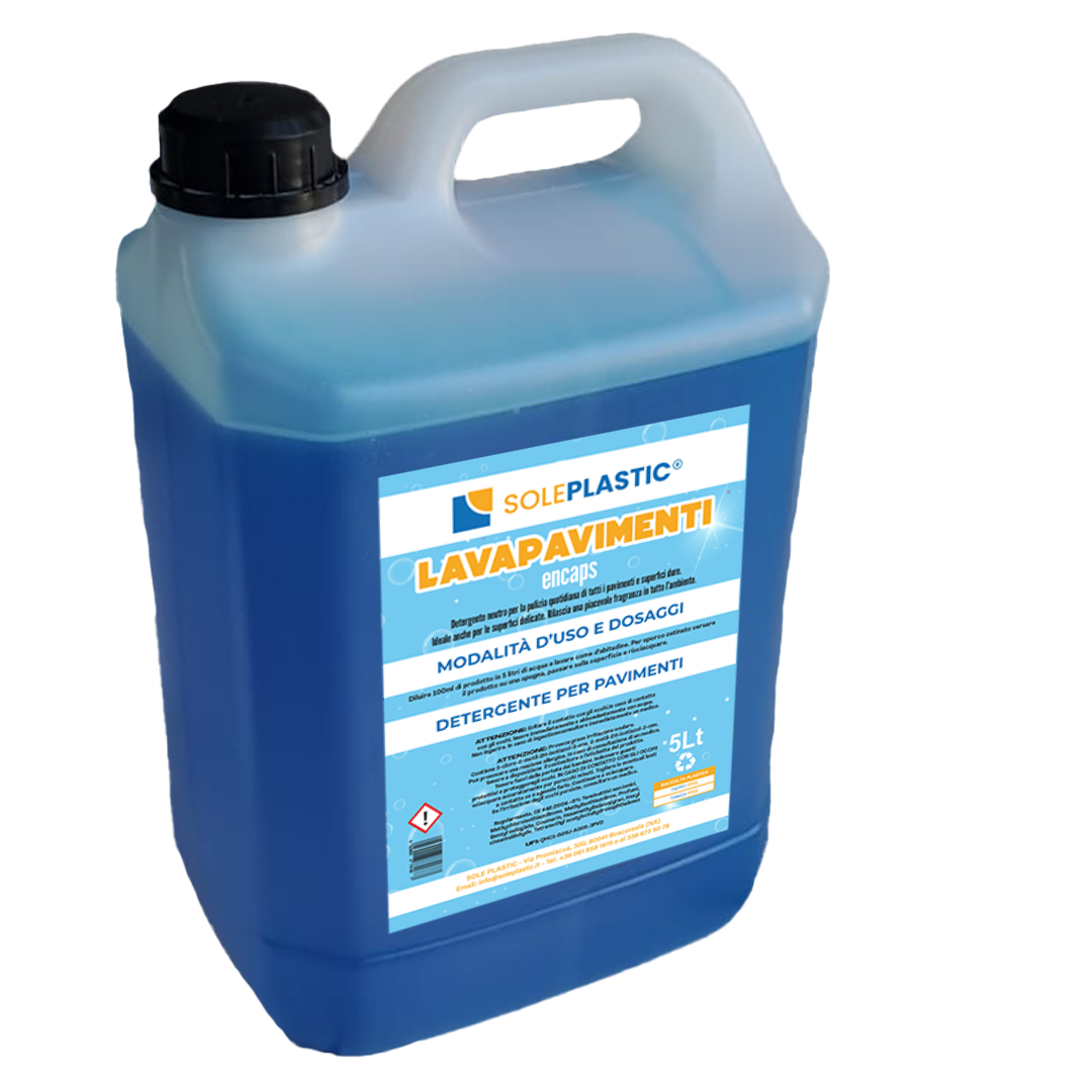 Detergente Per Pavimenti "Encaps" Tanica Da 5 Litri — Soleplastic